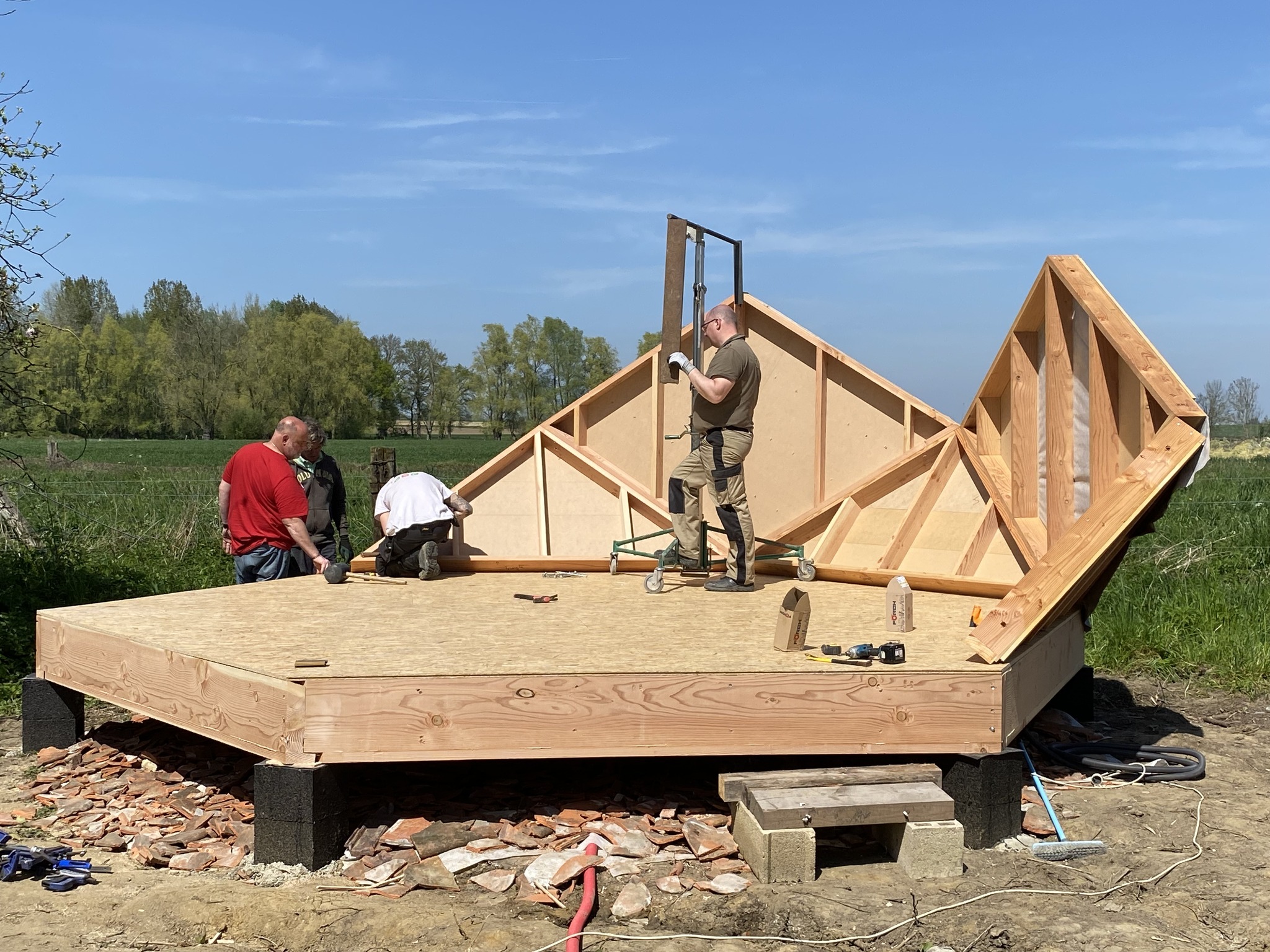 Zome 6 plein Nord! - Alterhabitat, construction de Zomes